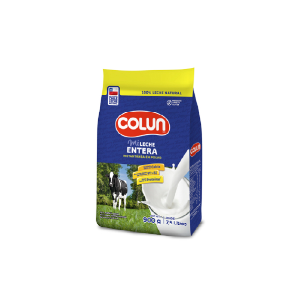 Leche Entera en polvo Colun 900 grs – VEGANET