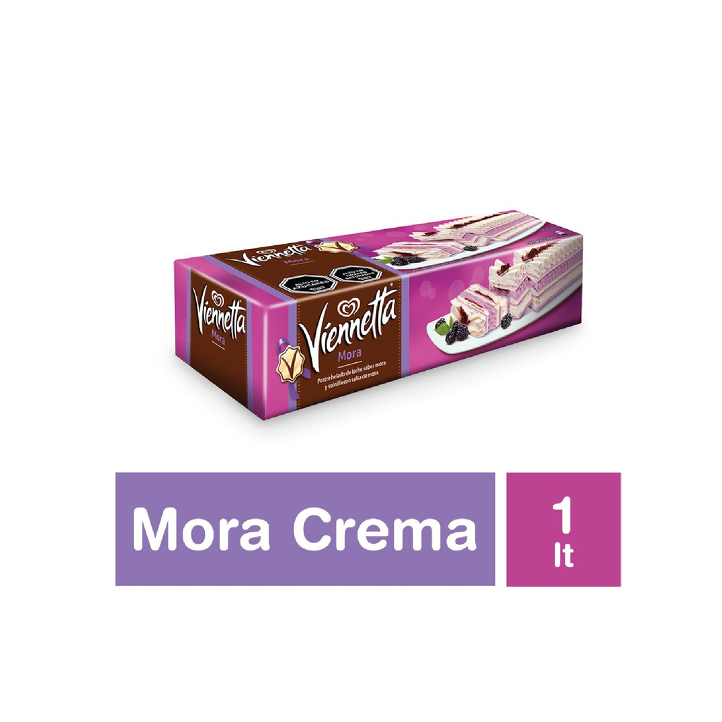 Postre helado Viennetta mora 1 litro – VEGANET