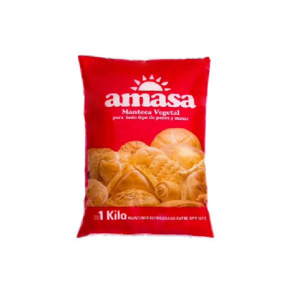 Manteca vegetal Amasa 1 kg – VEGANET